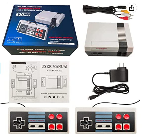 Mini 8 Bit Built-In 620 Classic Games Retro | Lazada PH