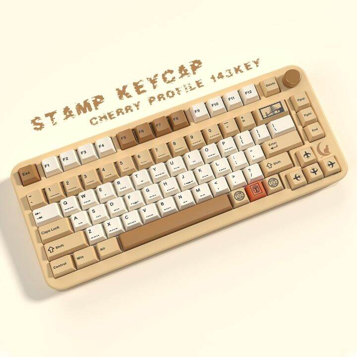 Stamp 143Keys/Set Keycaps PBT Profile DIY for Switches 60/70/80/108 ...