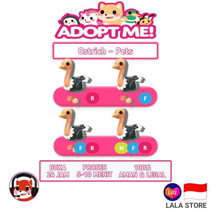 Adopt Me - Ostrich - Roblox | Lazada Indonesia