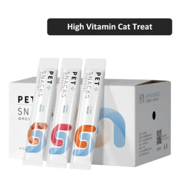 Cat Food Treats 15g per Stick Wet Cat Stick 1 box 10 pieces 15 grams ...