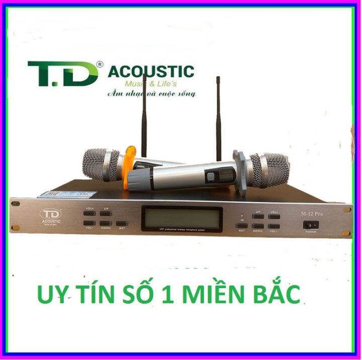 Micro không dây TD Acoustic M-12 Pro -micro không dây- miccro ko dây- micro không dây acoustic ...