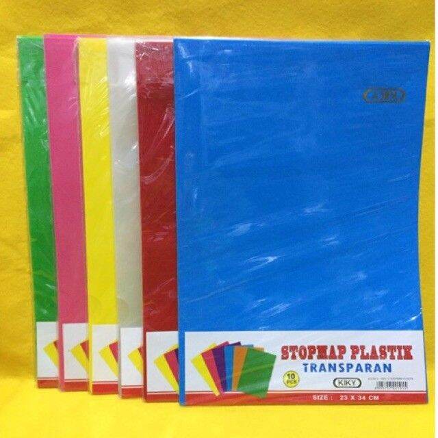KIKY Stopmap Plastik Map L Bening Transparan Folio F4 | Lazada Indonesia