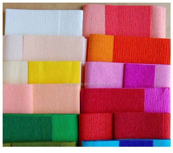 Kertas Crepe 2 Tone Warna / Double Sided Crepe Paper | Lazada