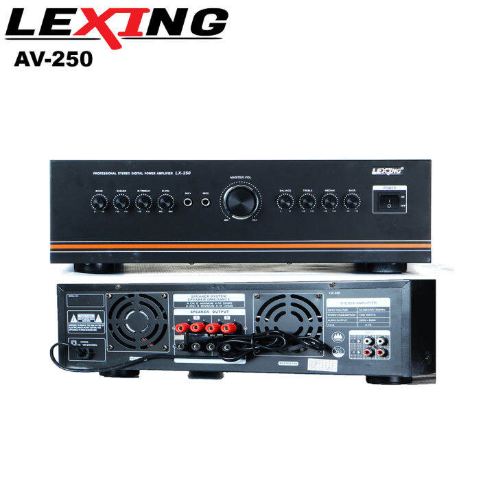LEXING AV-250 HIGH POWER AMPLIFIER(1000W) | Lazada PH