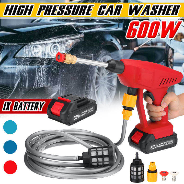 Cordless 600W 24V High Pressure Car Washer Electric Sprayer Foam ...
