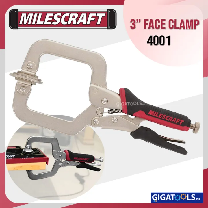 Milescraft Professional Face Clamp with Locking Grip 3" ( 4001 ...