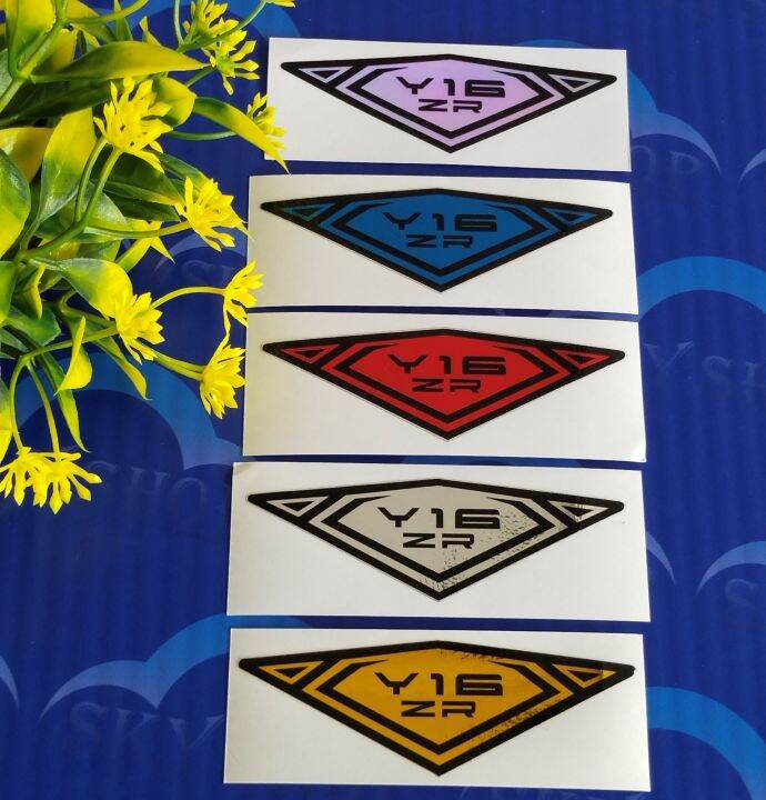 YAMAHA Y16ZR Y16 Sticker Logo Motor Emblem Motorcycle Body Sticker ...