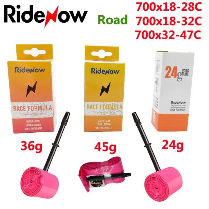 RideNow TPU Road Bicycle Inner Tube 700x18C 23C 25C 28C 32C 35 37 40 47C Tire 45/65/85mm French ...