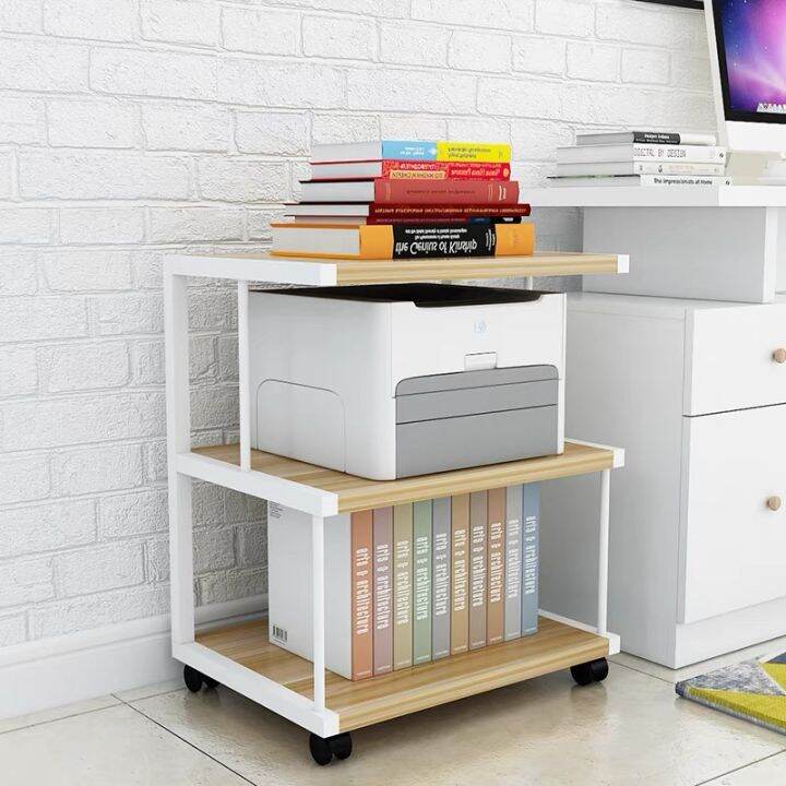 3 LAYER PRINTER DESKTOP RACK OFFICE FURNITURE FINANCE ROOM MULTI-LAYER ...