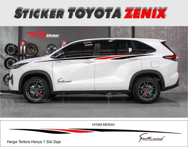 Sticker toyota zenix 2023 aksesoris toyota zenix 2023 | Lazada Indonesia