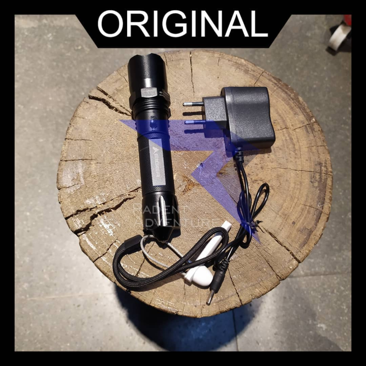 Senter Eiger Osbert Flashlight Black Hitam 91000 5353 Bagus Bandung ...