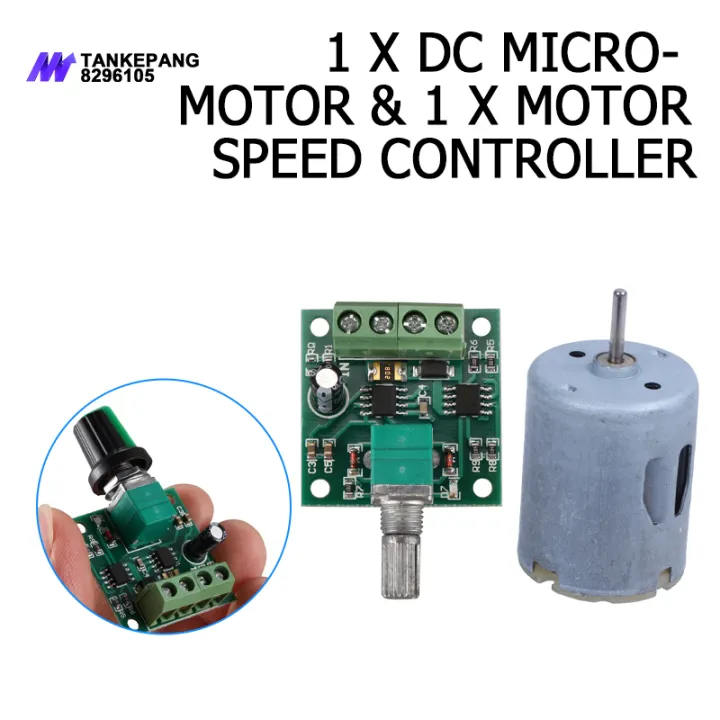 Voltage DC 1.8V 3V 5V 6V 12V 2A Motor Speed Controller PWM Adjustable ...