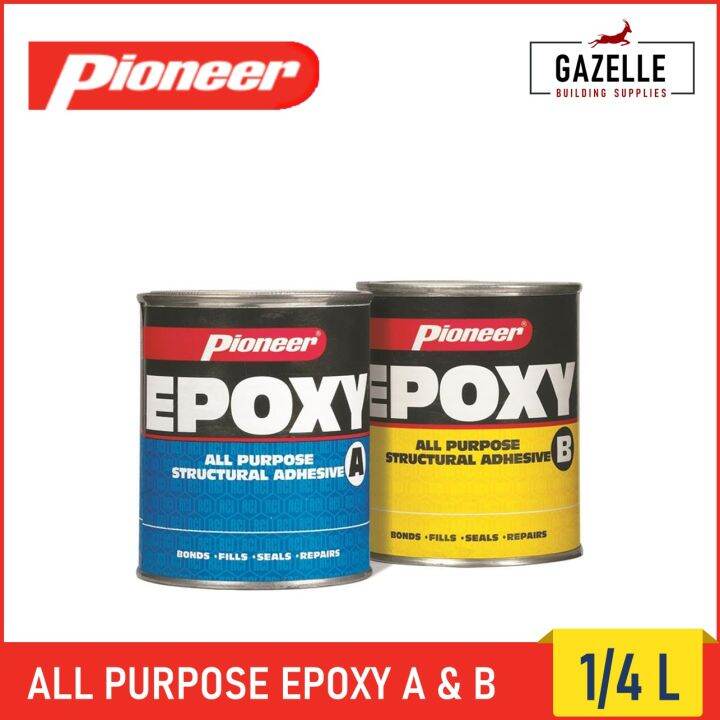 Pioneer All Purpose Epoxy Set - 1/8L / 1/4L / 1/2L / 1L / 4L | Lazada PH
