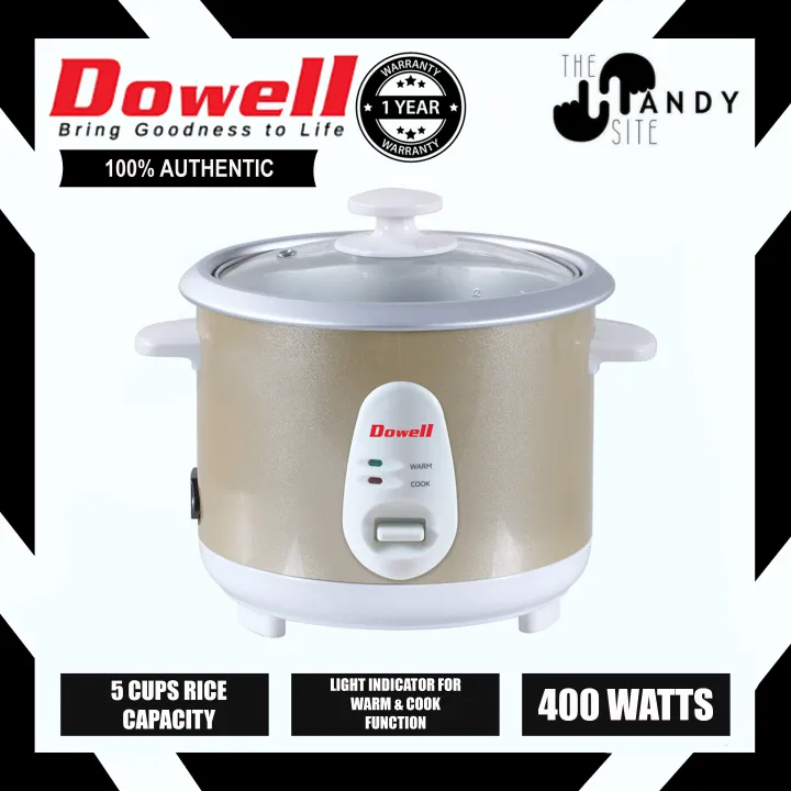 Dowell RC-50G Rice Cooker 5 CUPS 1L | Lazada PH