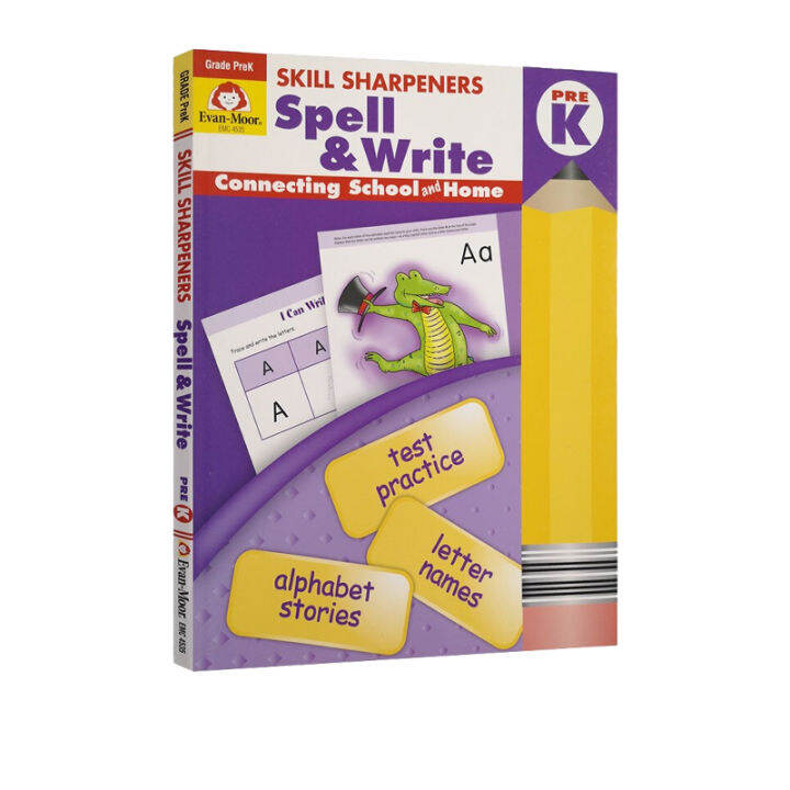 Preschool primary spelling and writing skill sharpeners spell write ...