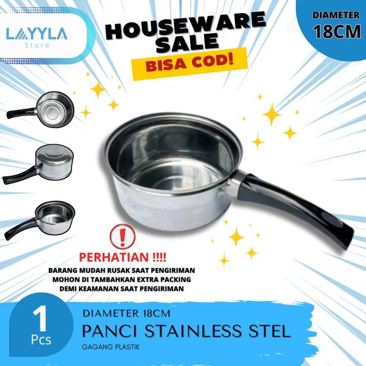 Panci Susu Panci Mie Panci Rebus Panci Serbaguna Panci Gagang Stainless ...
