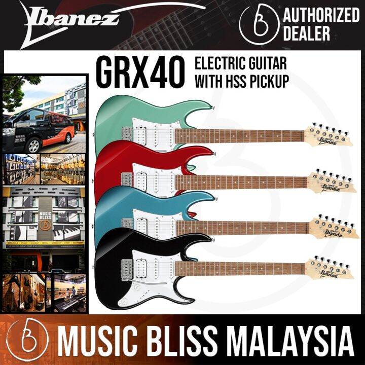 Ibanez GIO GRX40 Electric Guitar with HSS Pickup - Metallic Light Green ...