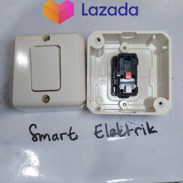 Saklar Engkel/ Saklar Satu/ Saklar Tunggal OB/Pemasangan Luar Broco ...