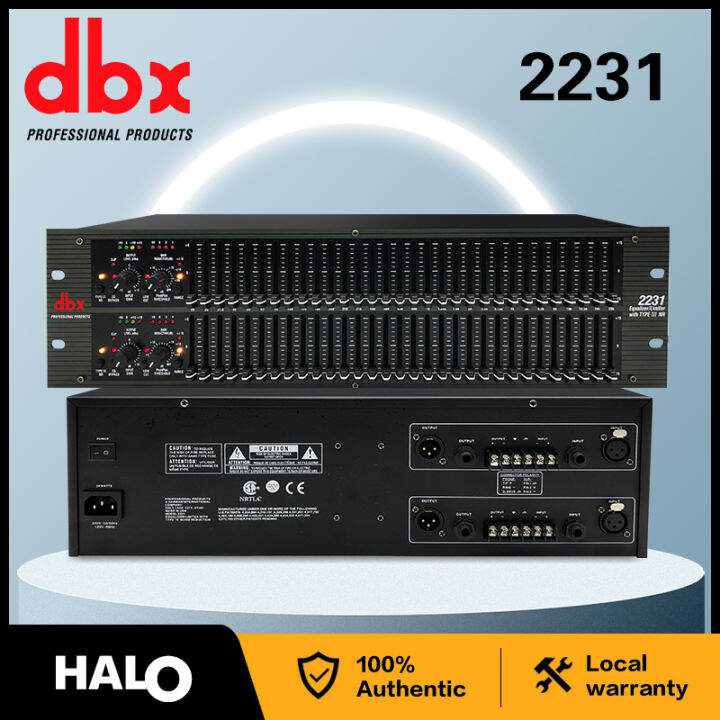 แท้ อีคิว dbx แท้ 2231 อีคิวปรับเสียง eq ปรับแต่งเสียง ติดตั้งตัวกรอง ...
