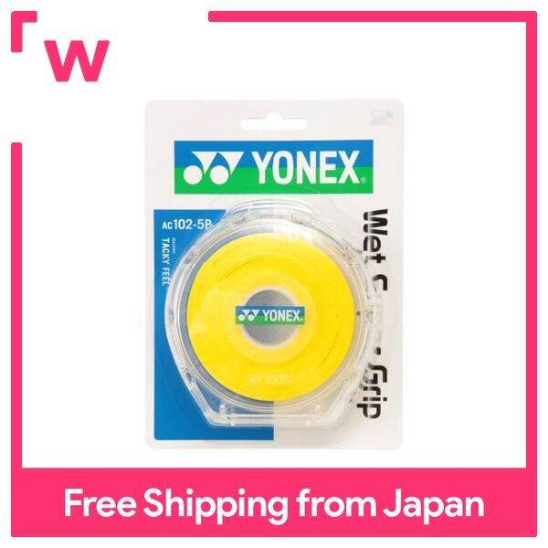 YONEX Tennis Badminton Grip Tape Wet Super Grip w/Case (Pack of 5 ...