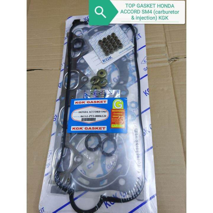 TOP GASKET HONDA ACCORD SM4 2.0 [CARBURETOR & INJECTION] KGK JAPAN QUALITY | Lazada