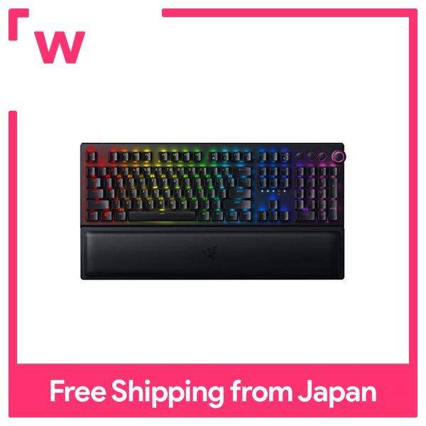 Razer Blackwidow V3 Pro tombol hijau nirkabel Keyboard Gaming mekanis ...
