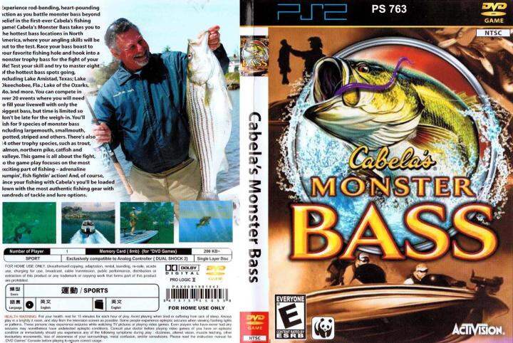 PS2 GAME CABELA'S MONSTER BASS | Lazada