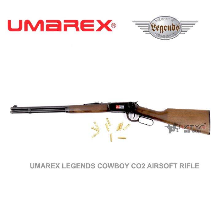 UMAREX LEGENDS COWBOY LEVER ACTION BLACK CO2 RIFLE GAS แถมCO2 5 หลอด ลูกบีบี ~ 1,000 นัด ,ของ ...