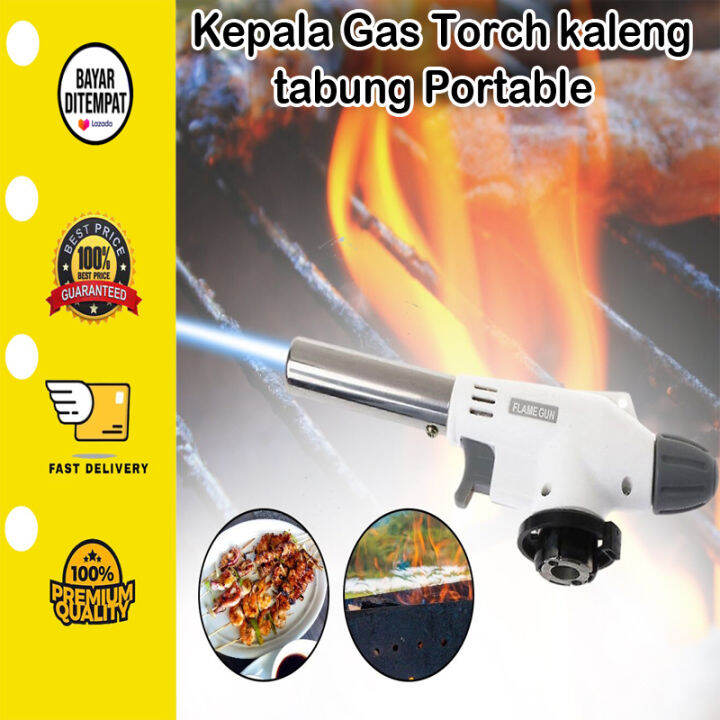[BISA COD] Kepala Gas Torch kaleng tabung Portable Flame Gun Las ...