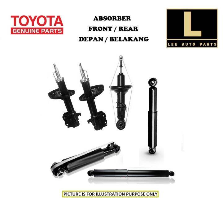 ORIGINAL TOYOTA ABSORBER RUSH F700 & NAUTICA | Lazada