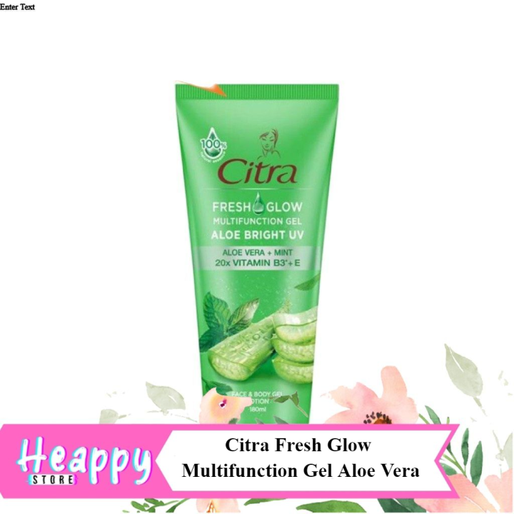 Citra Fresh Glow Multifunction Gel Aloe Vera / Citra Aloe Vera Gel ...
