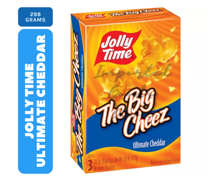 Jolly Time Microwave Pop Corn, Ultimate Cheddar, 298g | Lazada PH