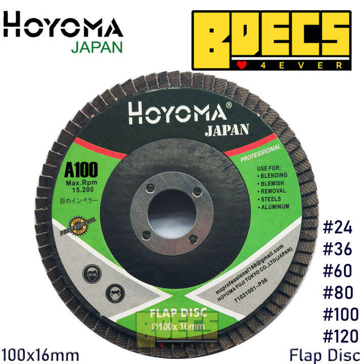 Hoyoma Japan Flap Disc Heavy Duty (10pcs) bdecs | Lazada PH