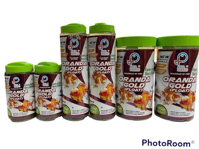 Aqua Guard Pro-Biotic Formula Oranda Gold Fish Food Floating Pellet ...