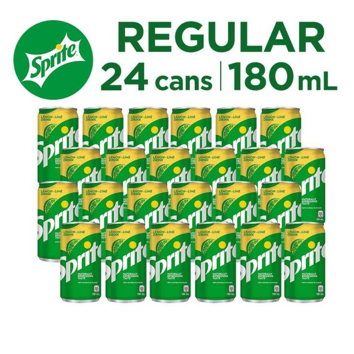 ☟Sprite Mini Cans x 24☞ | Lazada PH