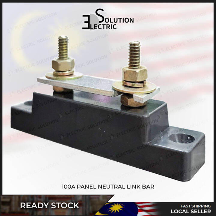 PANEL NEUTRAL LINK BAR 100A C/W MCCB BUSBAR DISTRIBUTION METAL BOX ...