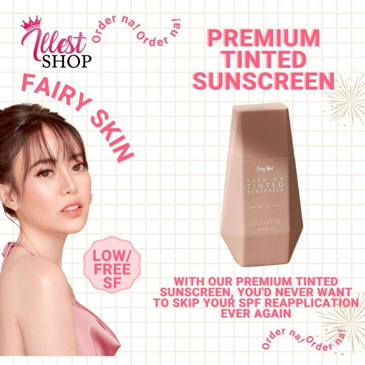 FAIRY SKIN PREMIUM TINTED SUNSCREEN ILLESTSHOP | Lazada PH