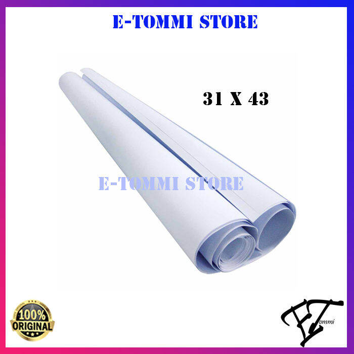 31 x 43 White Mahjong Paper (1ROLL) 50's | Lazada
