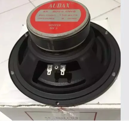 SPEAKER WOOFER 8 INCHI AUDAX AX-8022 CW8 MKII MAX POWER 150 WATT ...