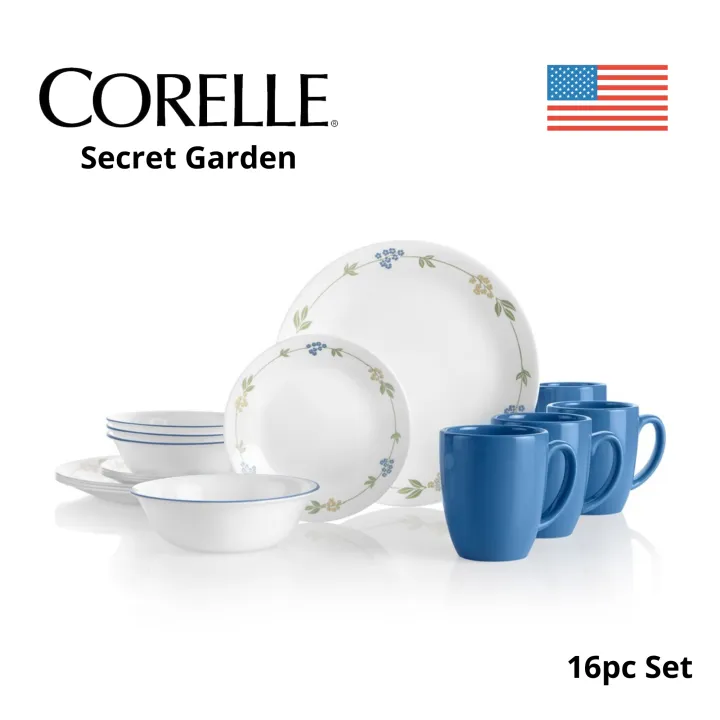 Corelle® Secret Garden Dinnerware Set 16pc | Lazada