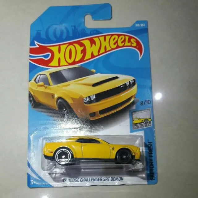 Hotwheels 18 Dodge Challenger Srt Demon Lazada Indonesia