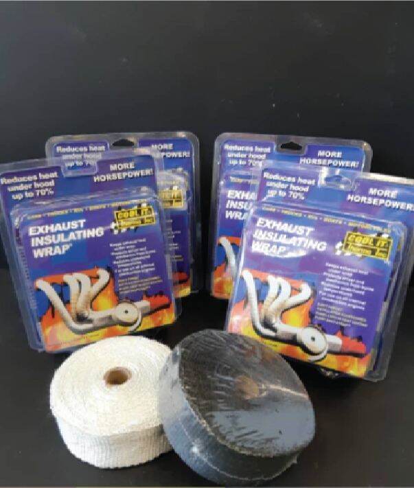 Exhaust Super Thermo Wrap ( 50mm x 9.5M ) | Lazada