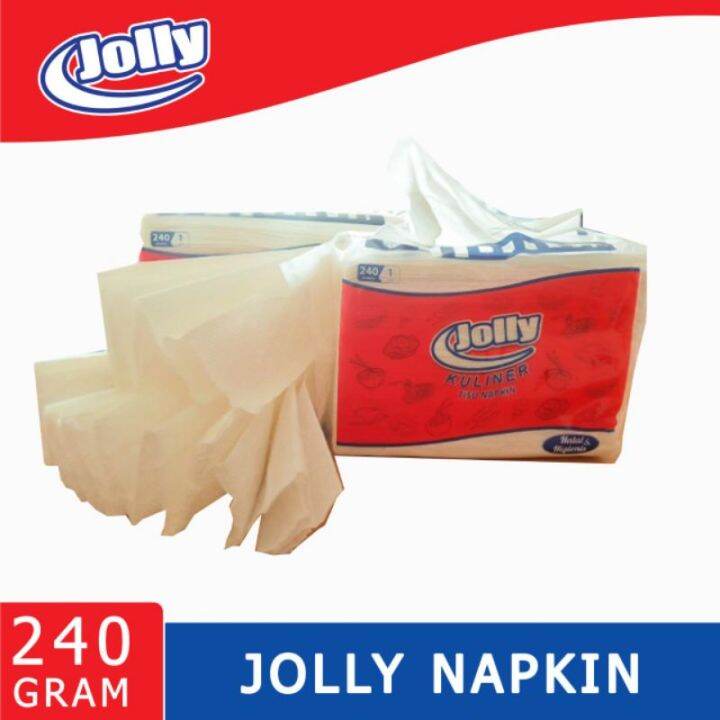 Tissue Jolly Kuliner Napkins 240 sheets 1Ply | Lazada Indonesia