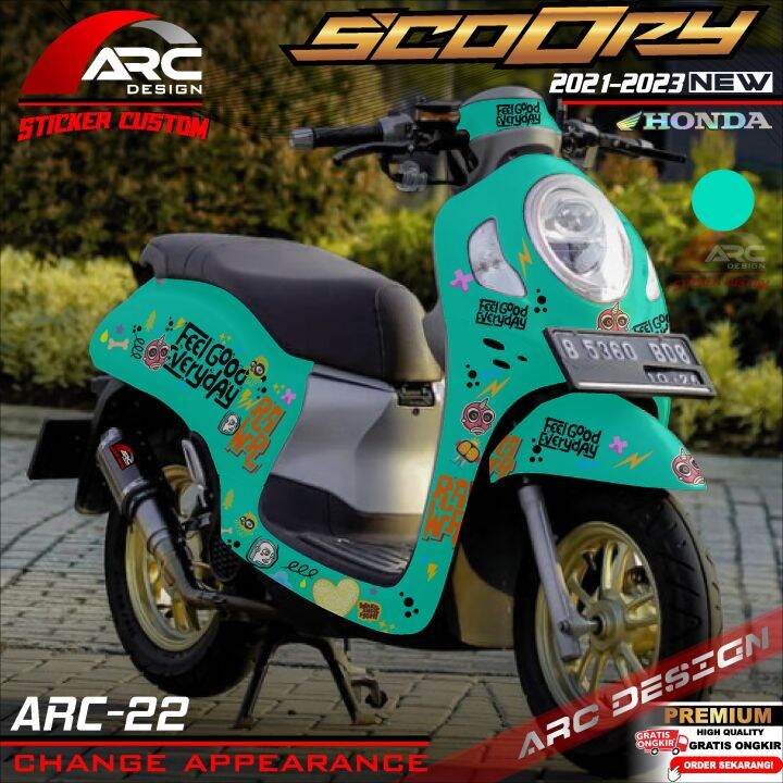 Decal Sticker Honda All New Scoopy 2021 2022 2023 Full body - Stiker ...