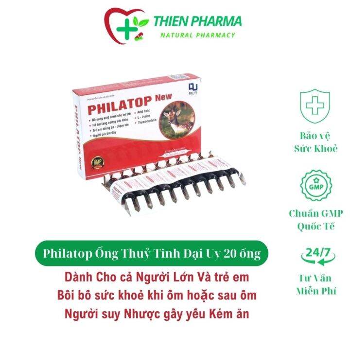 Philatop Ống thuỷ tinh Đại Uy- dùng bồi bổ cho Trẻ biếng ăn chậm lớn ...