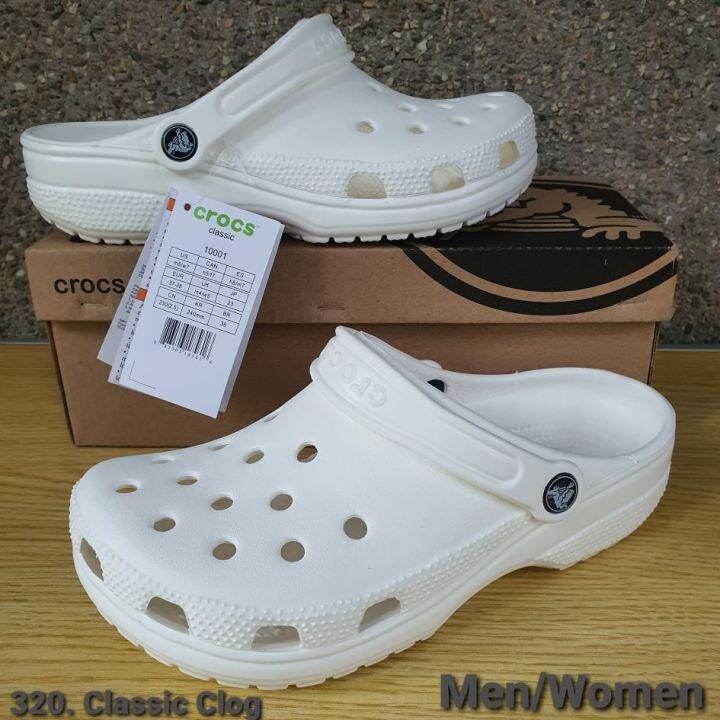 Crocs 320. Clic Clog White MEN/WOMEN Made in Vietnam | Lazada PH