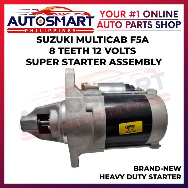Suzuki Multicab F6A Scrum Super Starter Assembly 8 Teeth 12V | Lazada PH