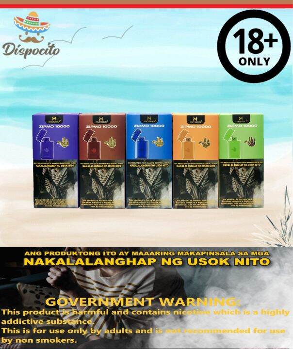 MOSMO ZIPMO 9000 / 10000 DISPO POD ORIGINAL | Lazada PH