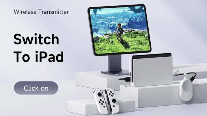 Hagibis เครื่องส่งสัญญาณวิดีโอไร้สายที่รองรับ HDMI เปลี่ยนเป็นแท็บเล็ต ...