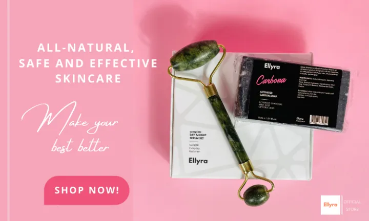 BEST DEAL! Ellyra Rafflesia Day Serum with Premium Jade Facial Roller ...
